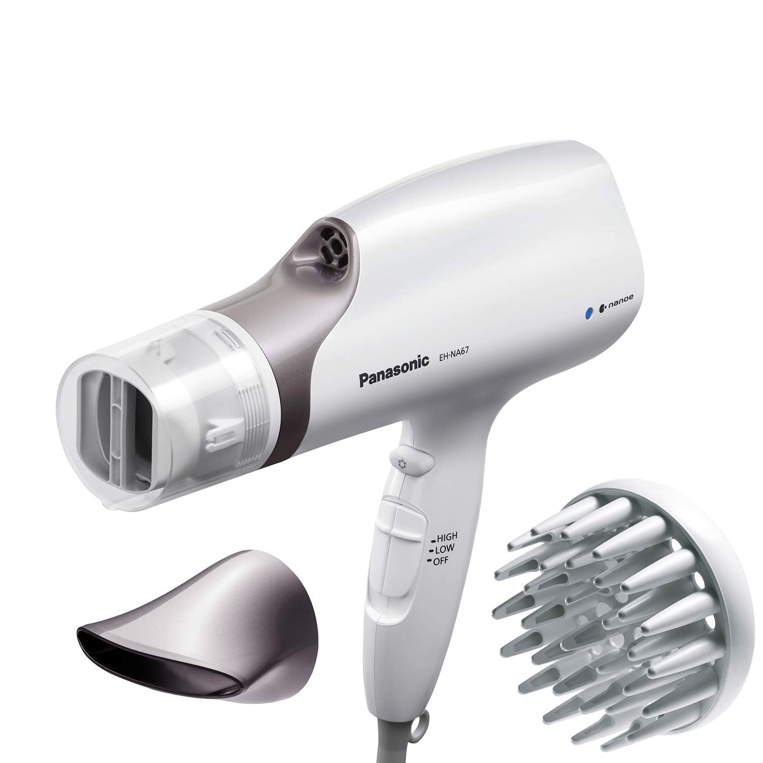 Panasonic Nanoe Salon Hair Dryer with Oscillating QuickDry Nozzle ...