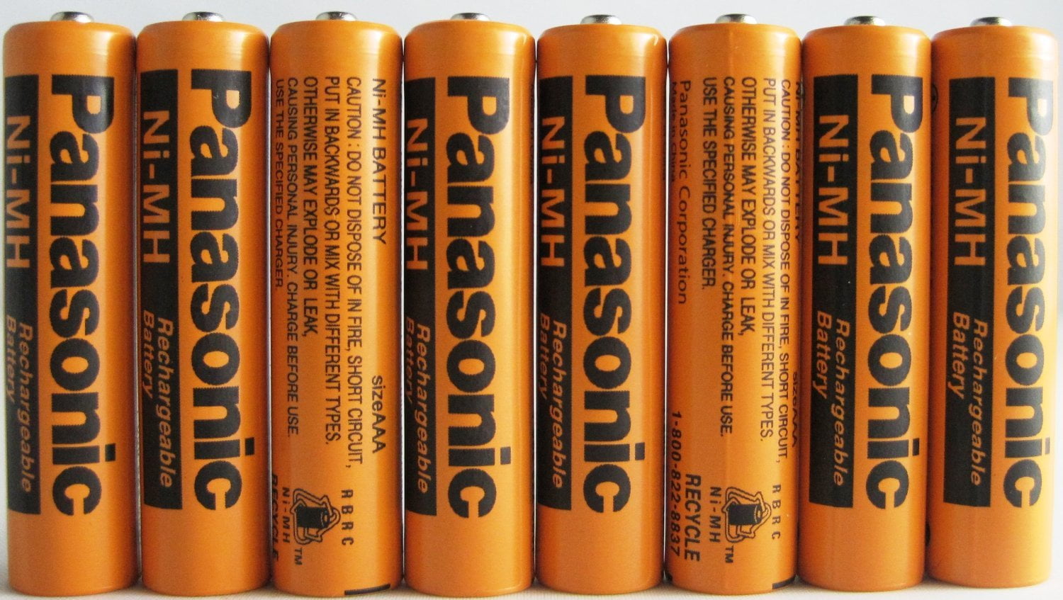 Panasonic Nimh AAA Rechargeable 700mah Battery for Cordless Phones 8 ...