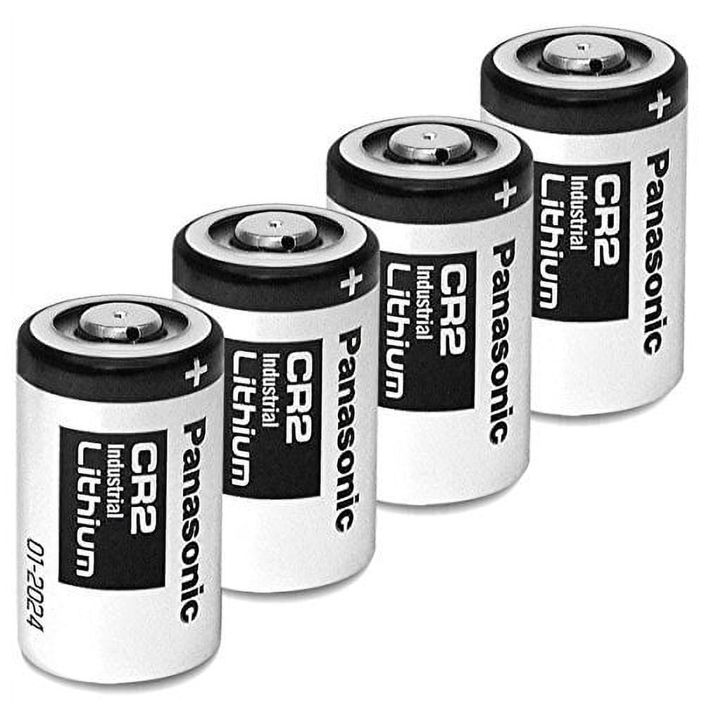 Panasonic Lithium Battery, CR2 3V, 4 Pack, 26x15x15mm, 10-Year Shelf Life - Walmart.com