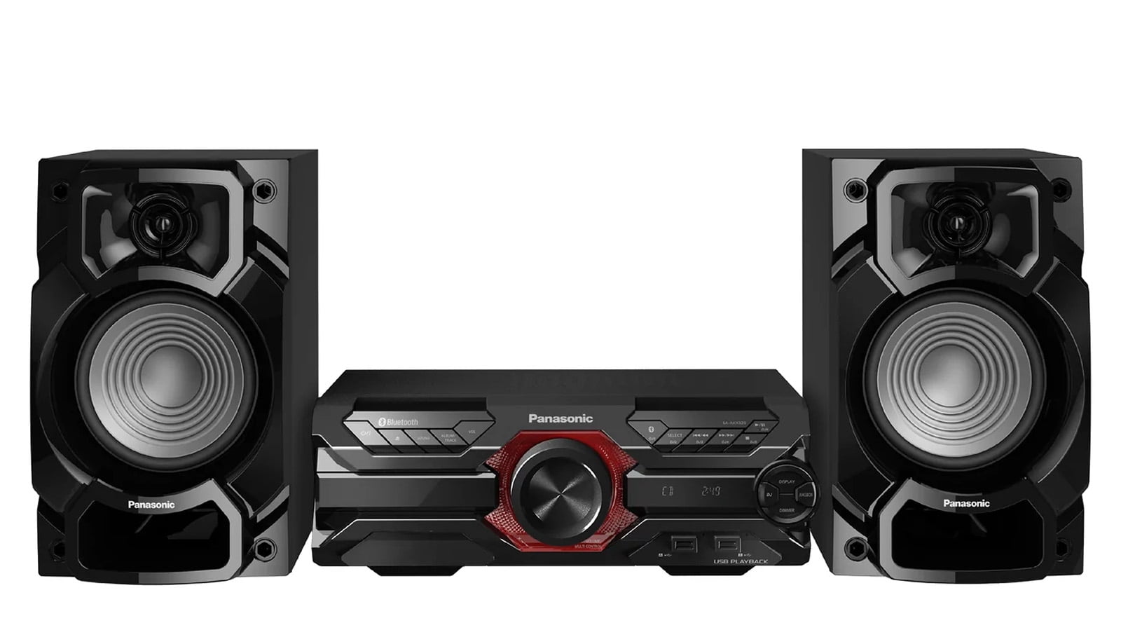 Panasonic SC-AKX320PNK 450W High Power Audio System with CD Player and ...