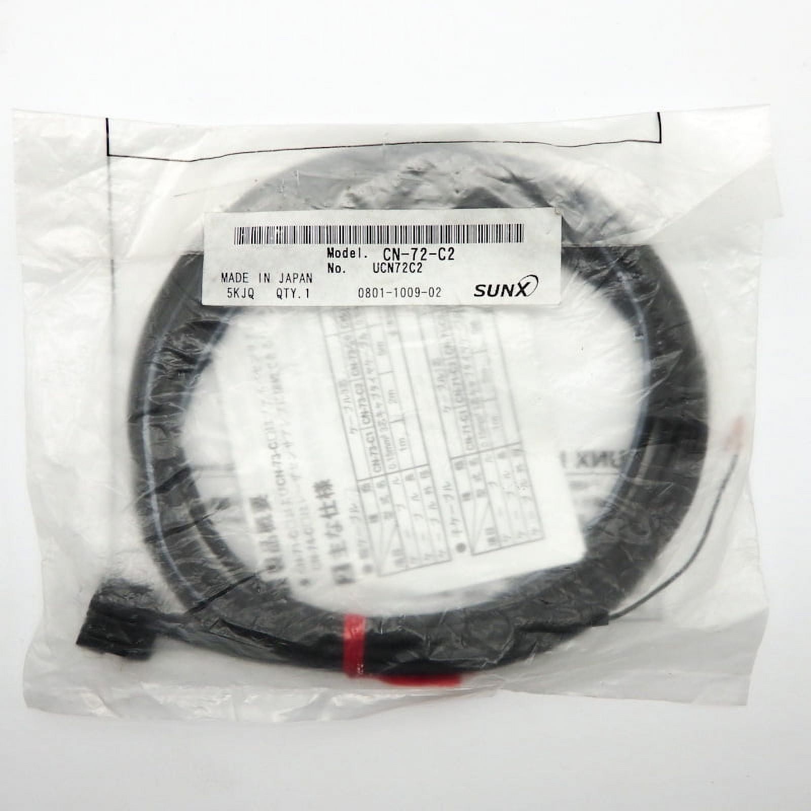 Panasonic SUNX QD Connector With 2M Quick Connection Cable CN-72-C2 ...