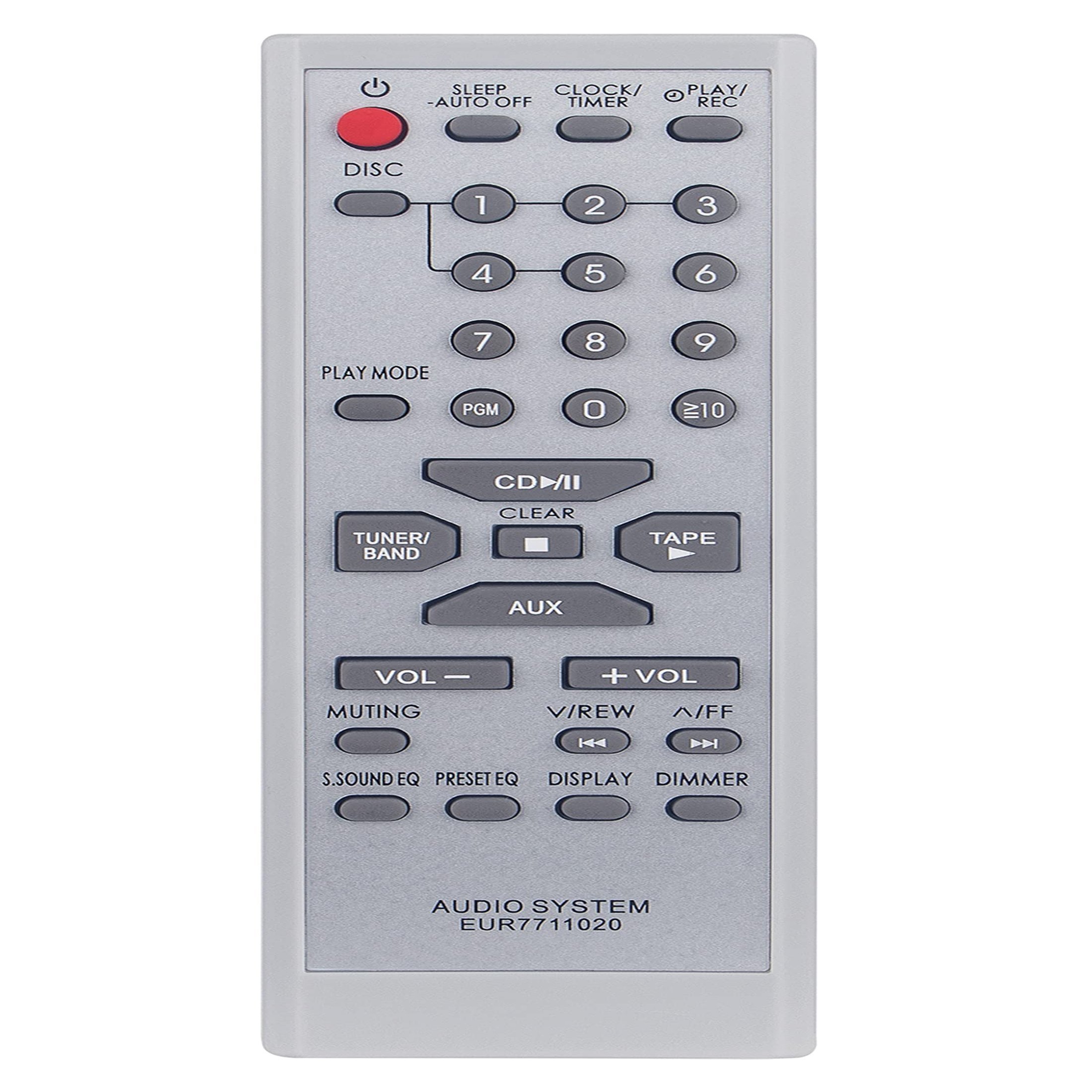 Panasonic Stereo Remote Control Replacement Model EUR7711020 - Walmart.com