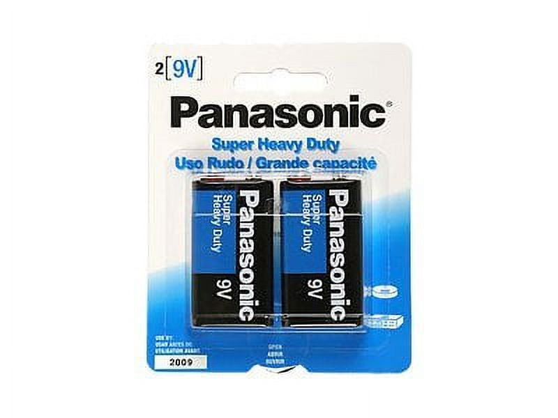 Panasonic Super Heavy Duty Carbon-Zinc S-006PNPA - 2 x 9V Batteries - Walmart.com