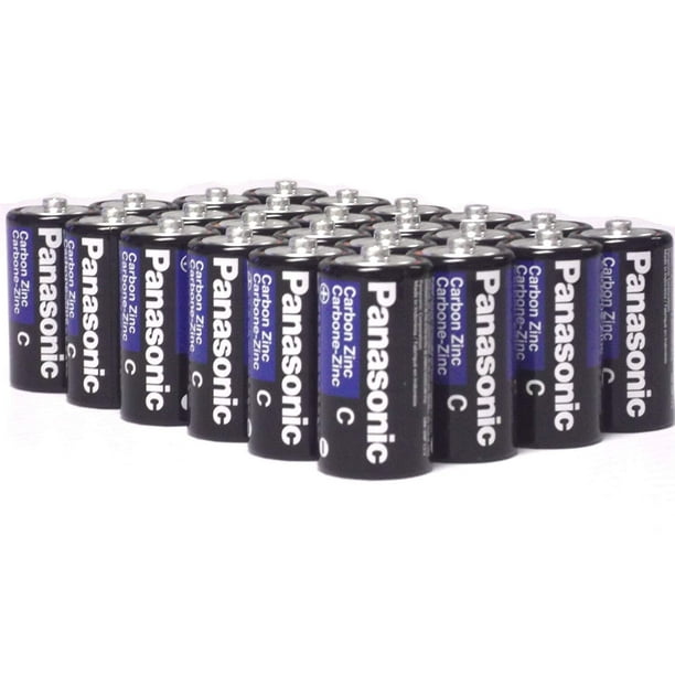 Panasonic Wholesale Lot Super Heavy Duty C Batteries 24 Pack - Walmart.com