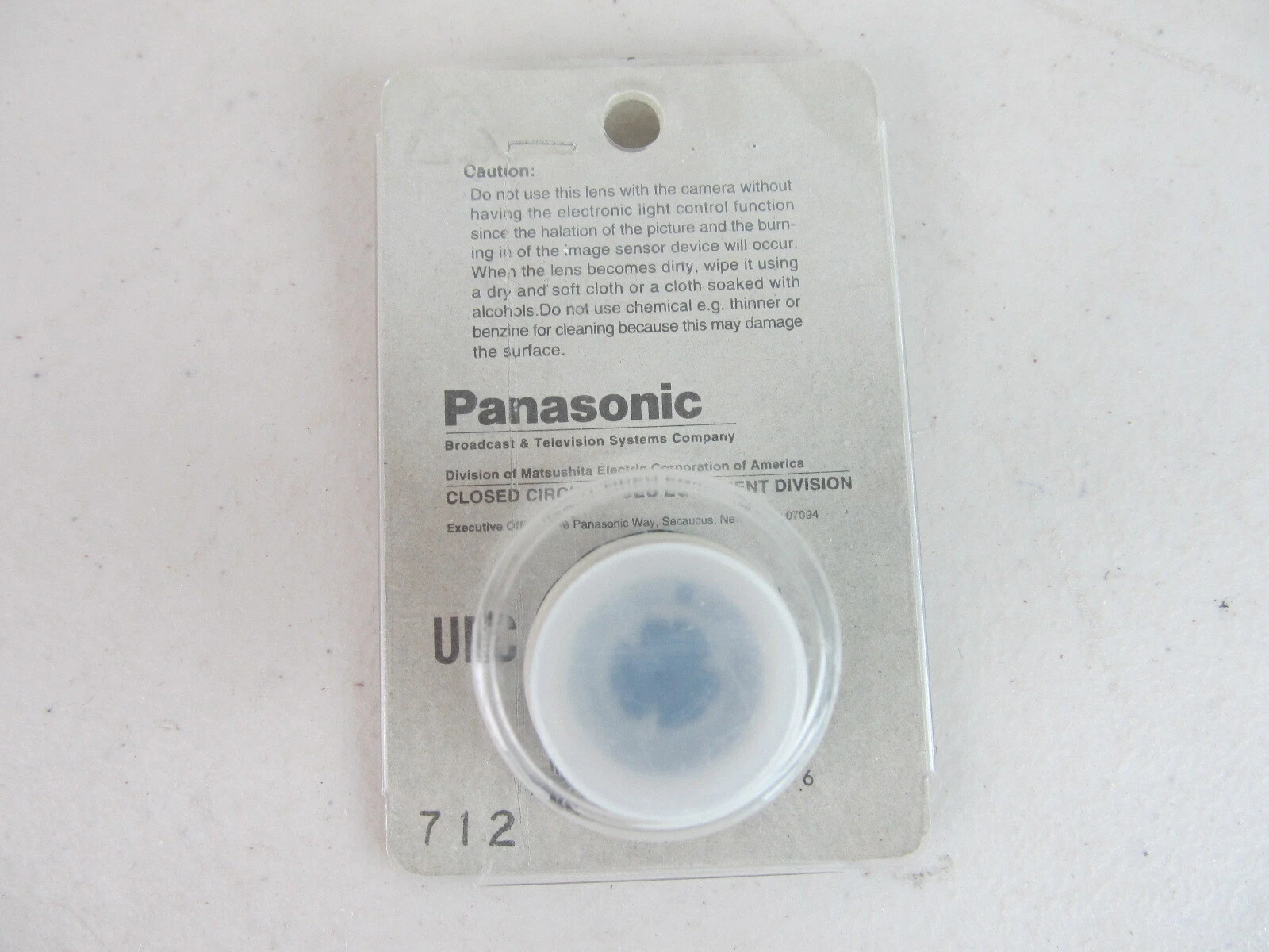 Panasonic Wv-Lf4R5B3 Wide Angle Fixed Iris Lens 4.5 Focal Length For ...