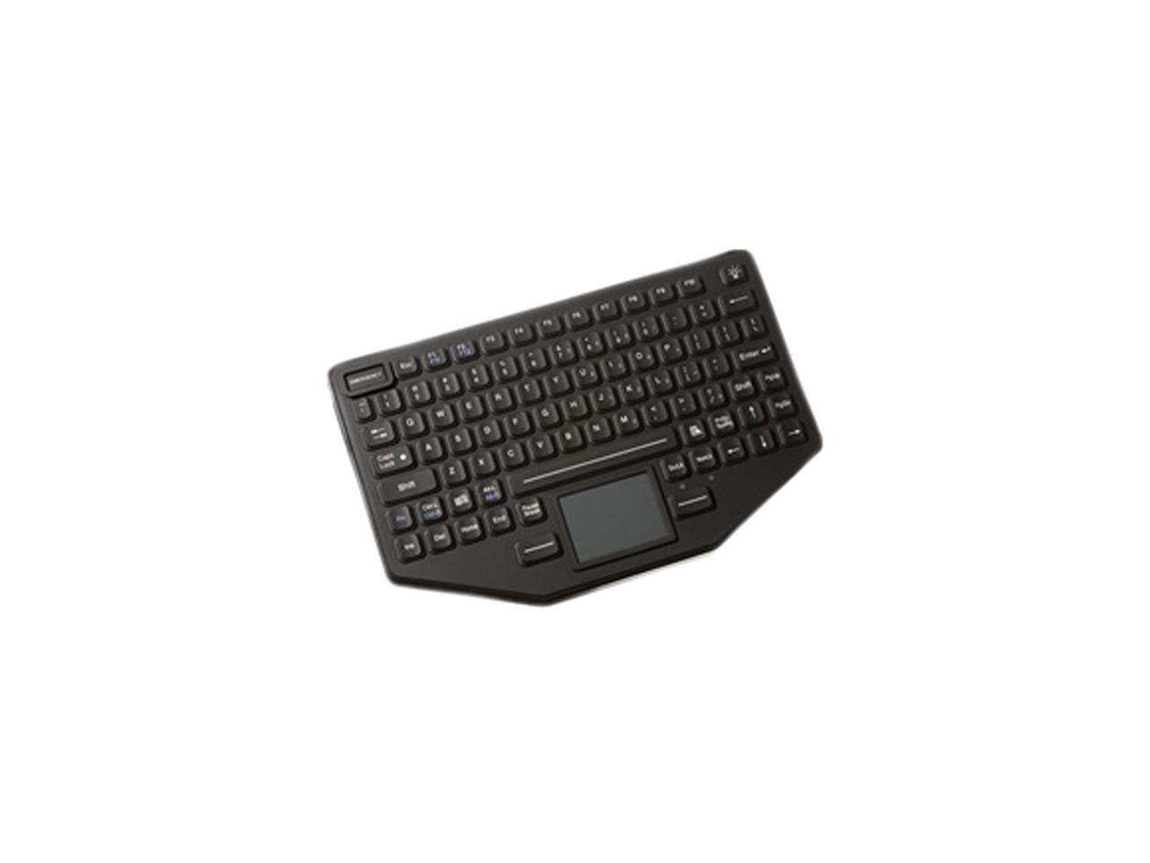 Panasonic iKey Sealed Rubber Backlit USB Keyboard Red Backlit SL-86-911 ...