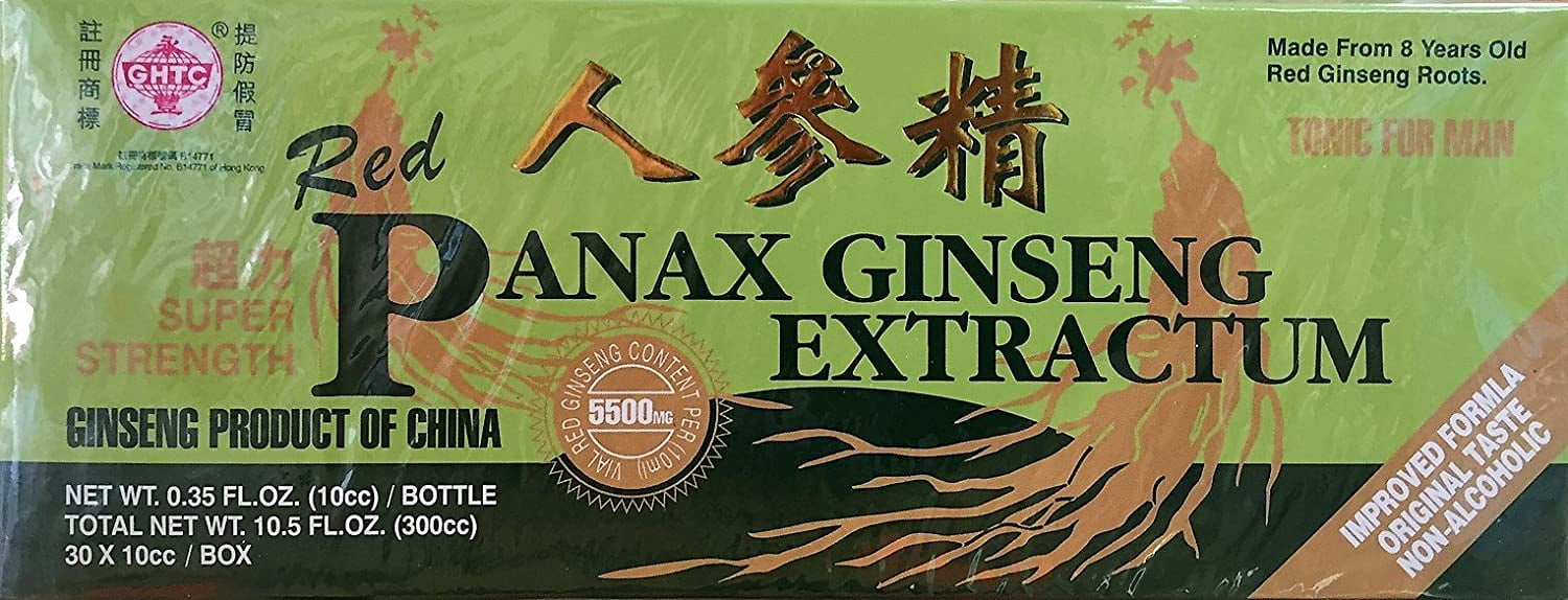 GHTC Panax Ginseng Extractum Super Strength, Valuable Herb Root, 30 ...