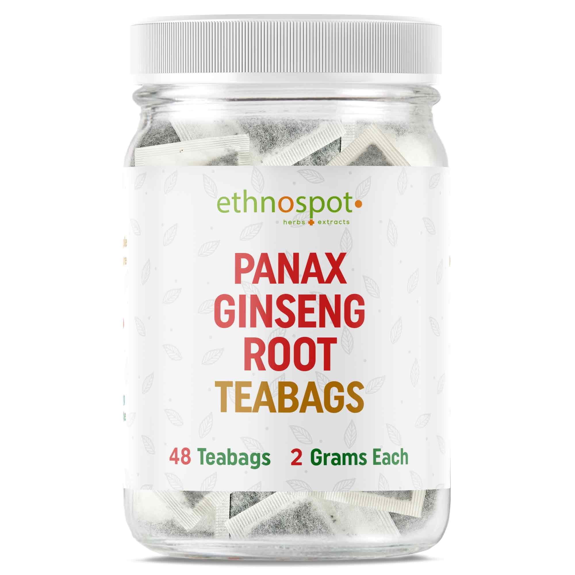 Panax Ginseng Root Teabags - Pure Korean Panax Ginseng Tea - 100% ...