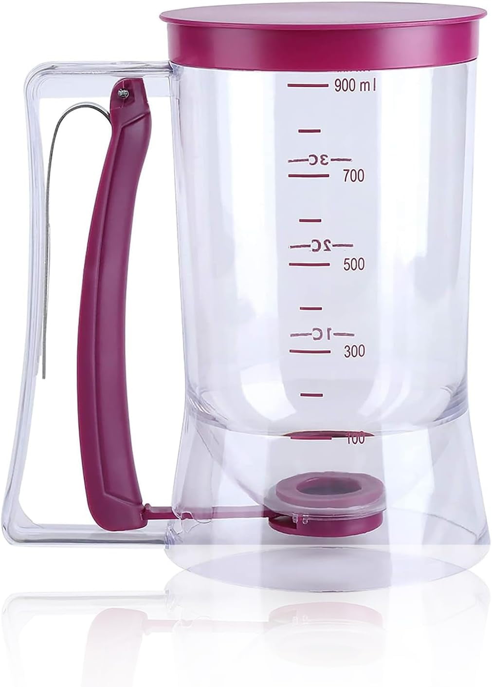 Pancake Batter Dispenser - Baking Supplies with Measuring Label ...