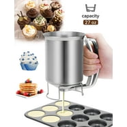 Chef's Pancake Batter Dispenser - Easy Clean Baking Tool for Cupcakes ...