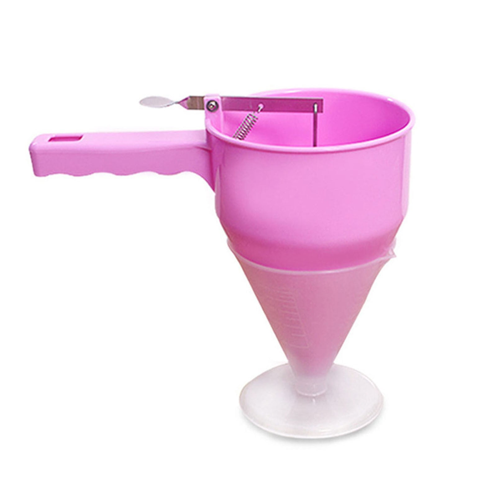 Pancake Batter Dispenser with Plunger,Funnel Cake Dispenser,Small ...