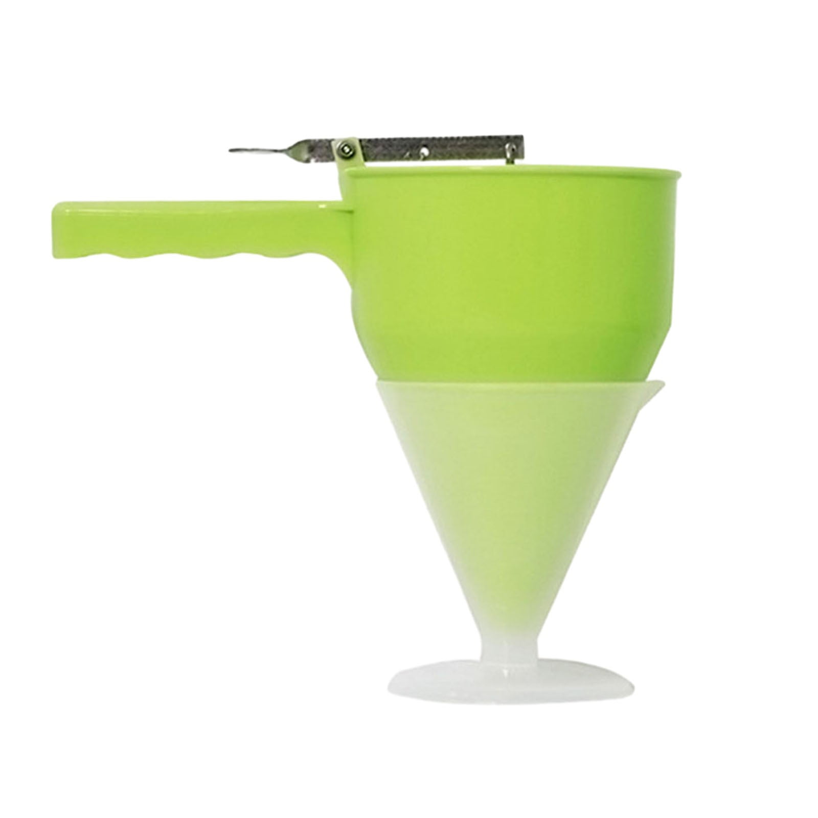 Pancake Batter Plastic Funnel With Shelf Distributor Piston Funnel Cake ...