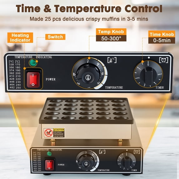 Pancake Maker 110V Commercial And Home Use Electric Non-Stick ...