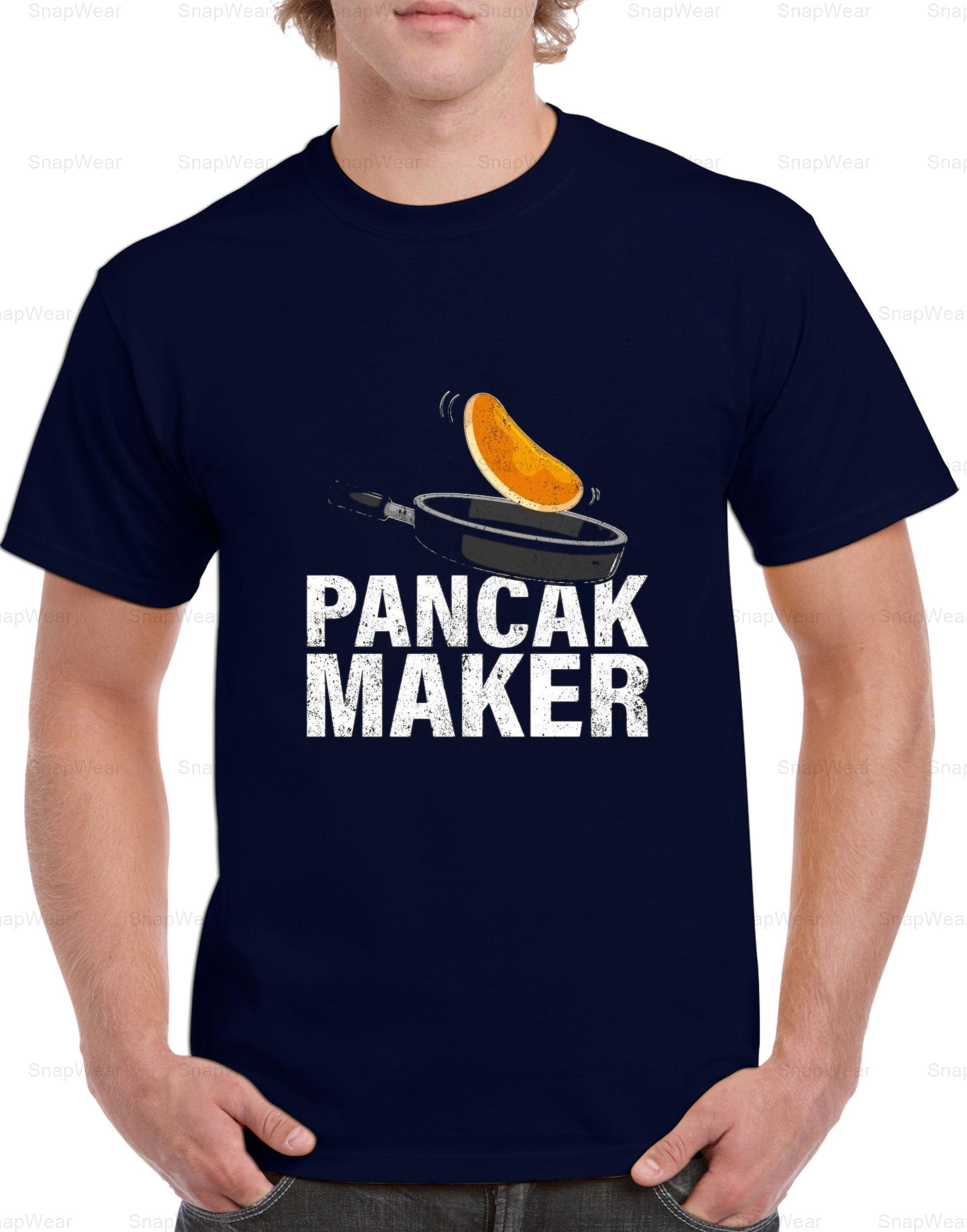Pancake Maker Funny Breakfast Food Pancake Lover Fathers Day Chef T ...