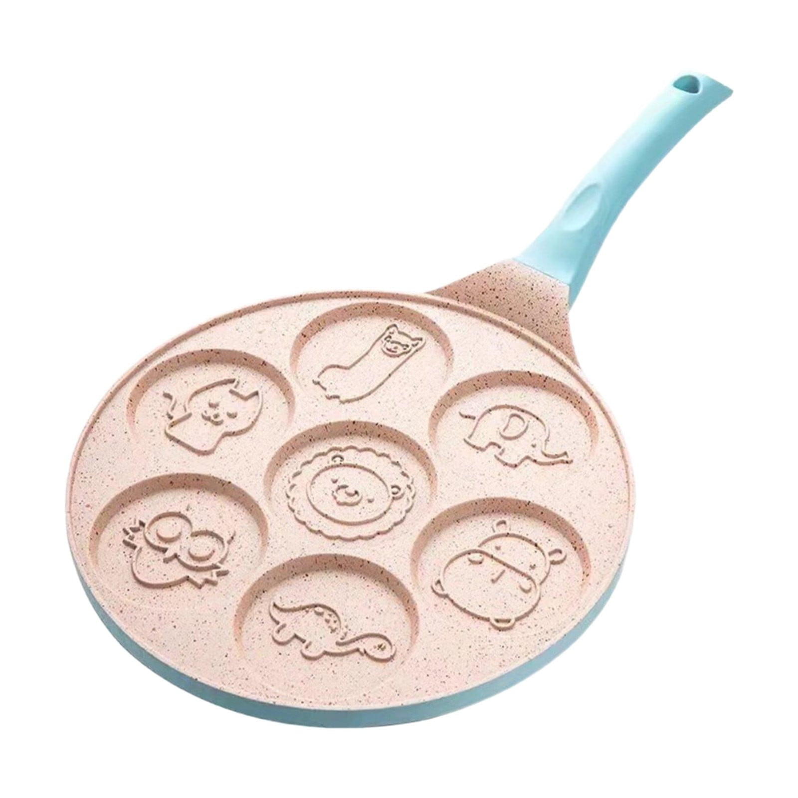 Pancake Pan with Handle 7 Animal Pancake Maker Pan for Kids Non Stick ...