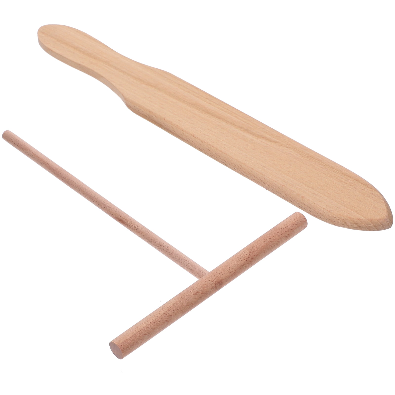 ifundom Ifundom Crepe Spreader and ula Kit Wooden Pancake Making Tool ...