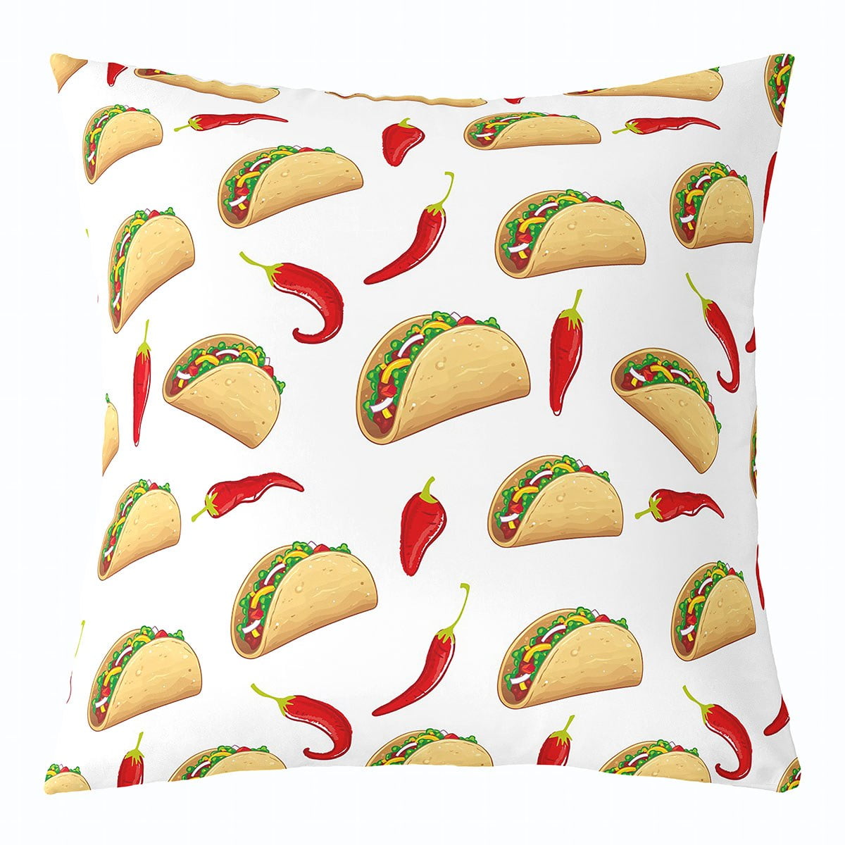 Pancake Throw Pillow Cover for Adult,Mexican Corn Tortillas Pillow ...