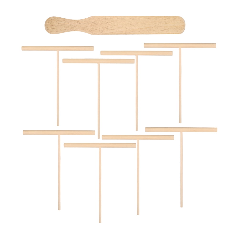 Pancake Wooden Rake Griddle Crepe Auto Tools Spatula Cream - Walmart.com