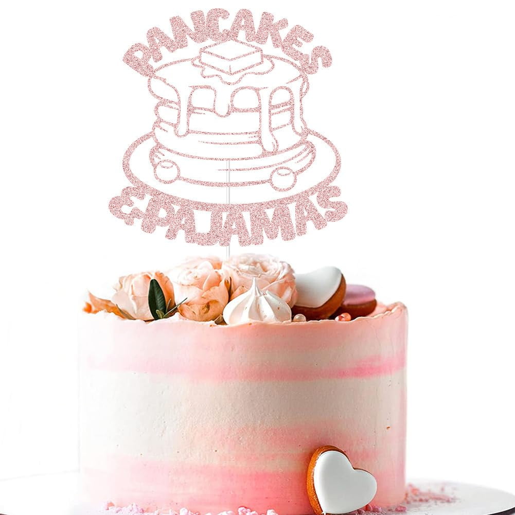 Pancakes and Pajamas Cake Topper - Slumber Sleepover Spa Party - Pajama ...