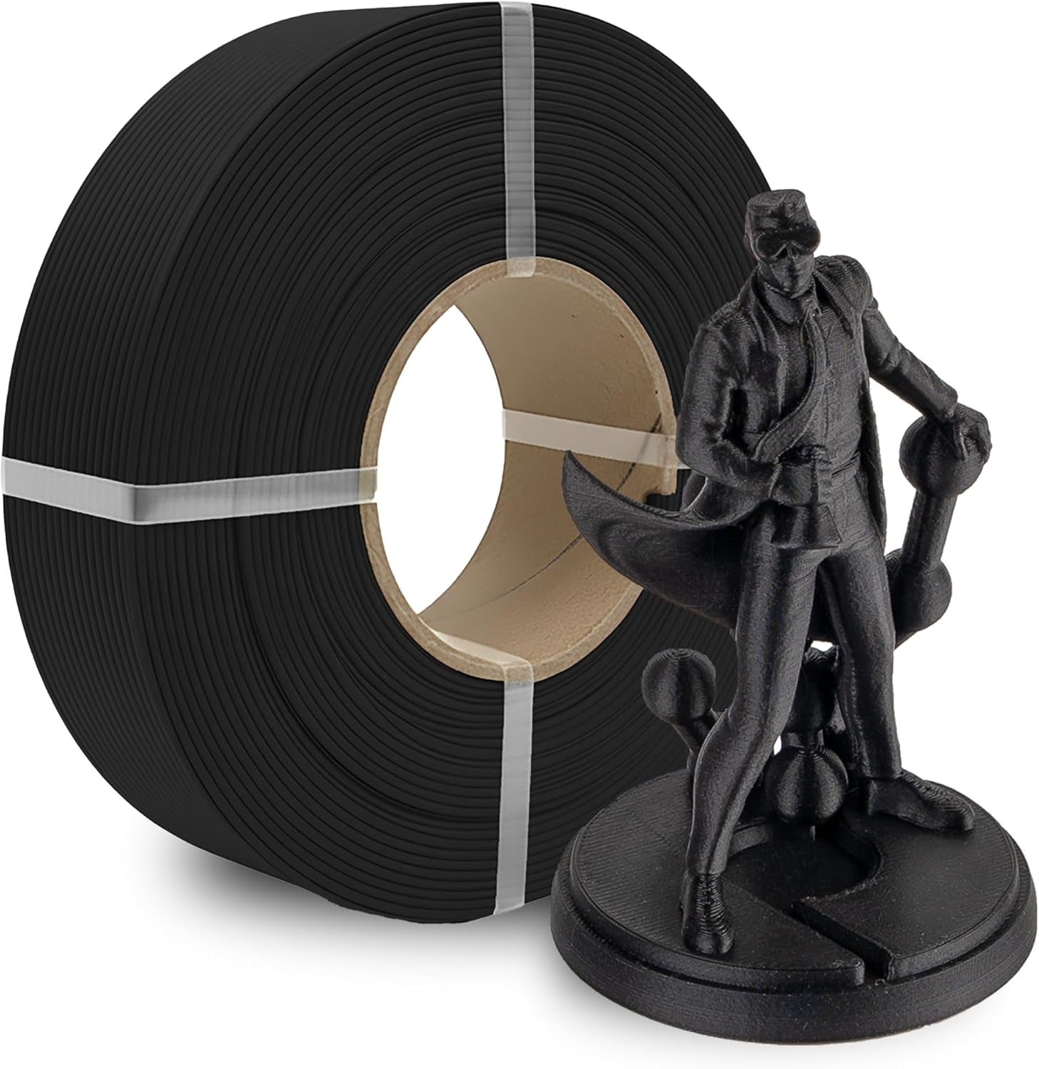 Panchroma Refill Spool Matte Charcoal Black PLA 3D Printing Filament ...
