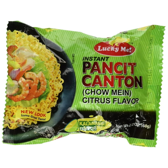 Pancit Canton Citrus Flavor (Kalamansi) Chow KKS1 Mein - 6 x 2.12 oz by Lucky Me - Walmart.com