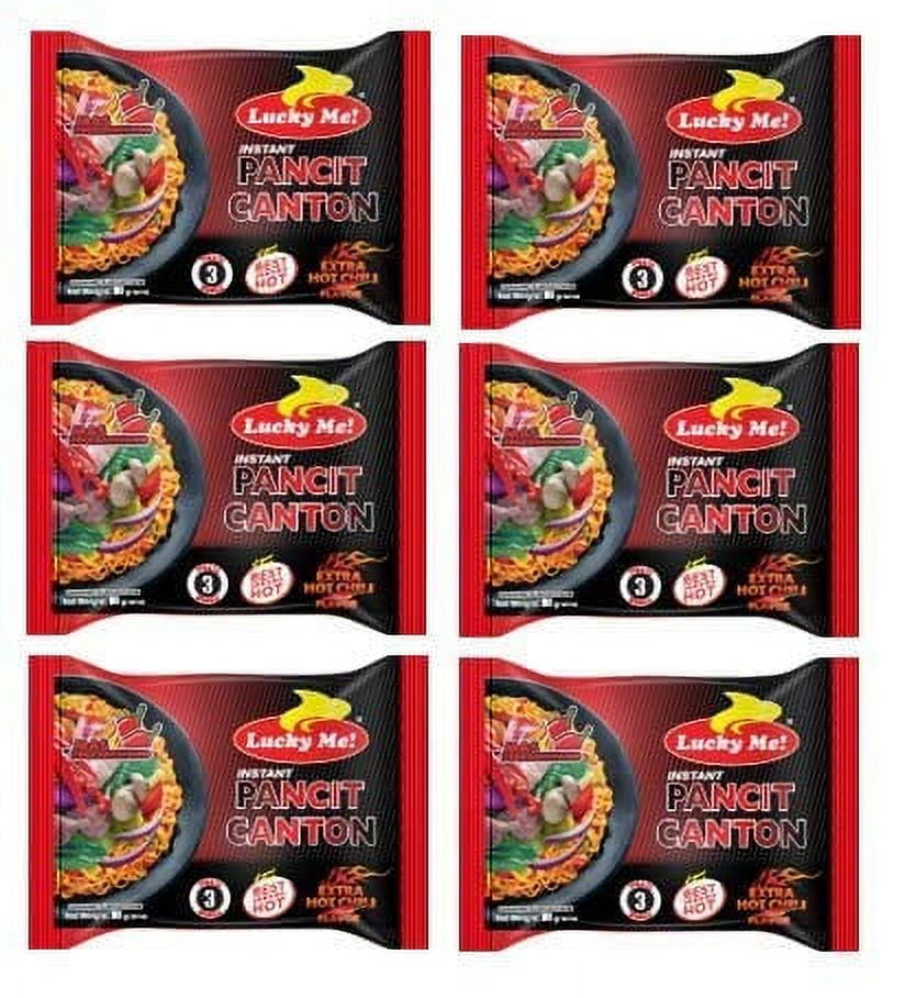 Pancit Canton Hot Chili Flavor, 6 Packs - Walmart.com