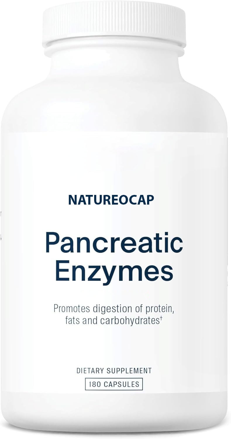 Pancreatic Enzymes Digestion Of Protein Fats Carbohydrates -180 Caps ...