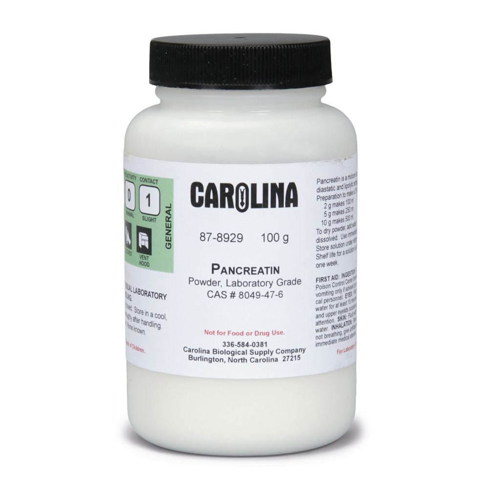 Carolina Biological Supply Company Pancreatin Powder Laboratory Grade ...
