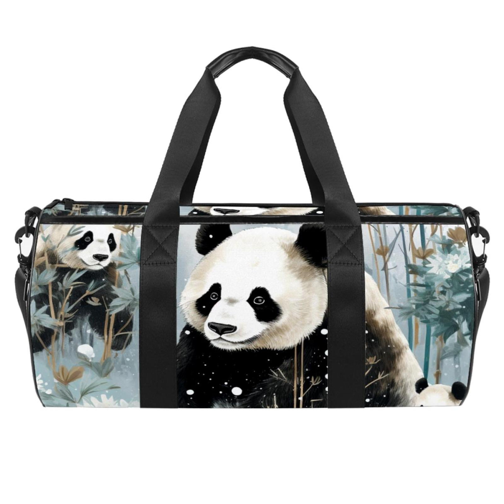 Panda 17.7" Sports Bag with Interior Zipper Pocket - Large Capacity ...