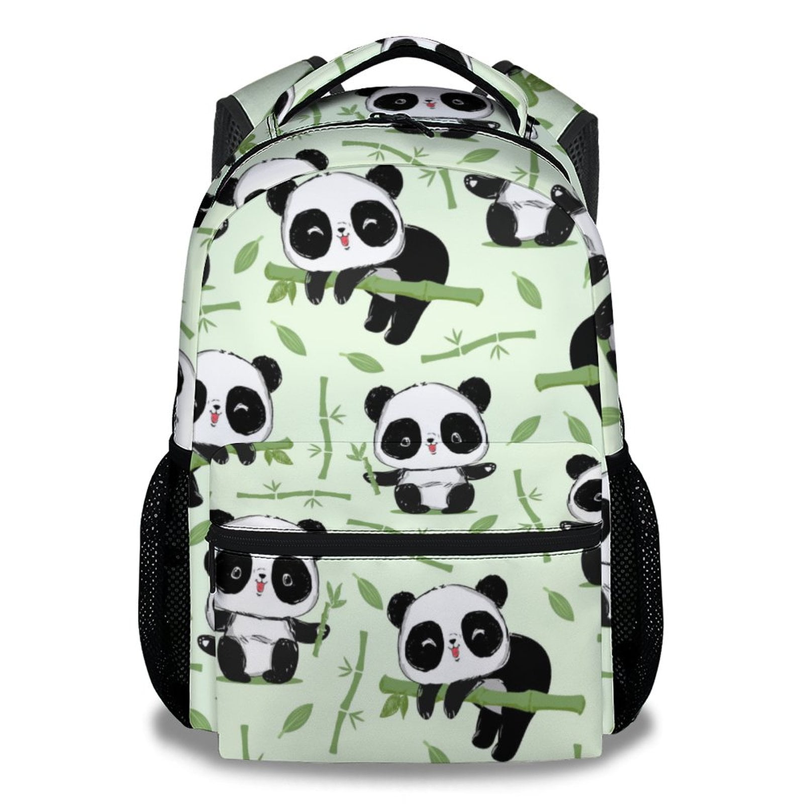 Panda Backpack for Girls Boys, 17 Inch School Backpack for Kids, Cute ...