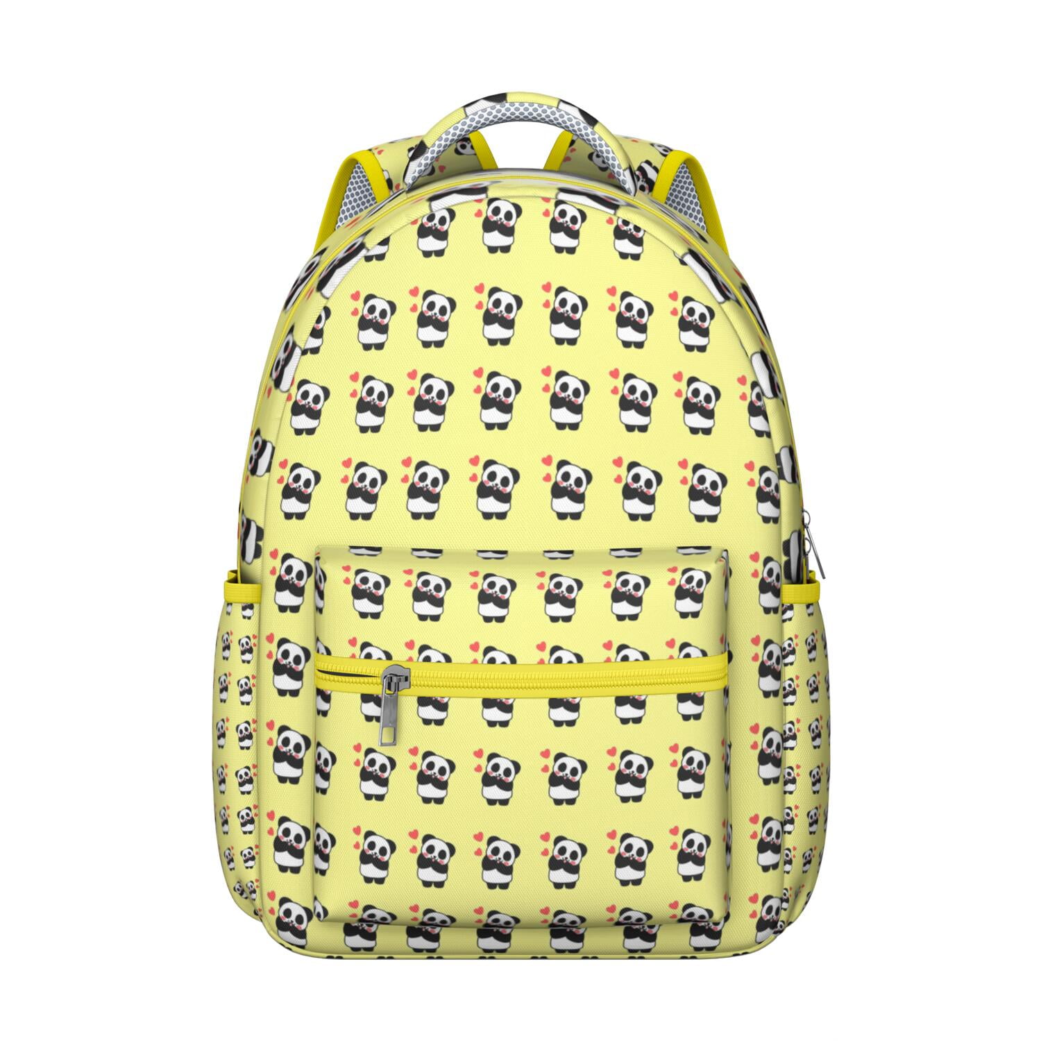 Panda Backpack with Lace-Up Details - Adjustable Sizing with Paracord ...
