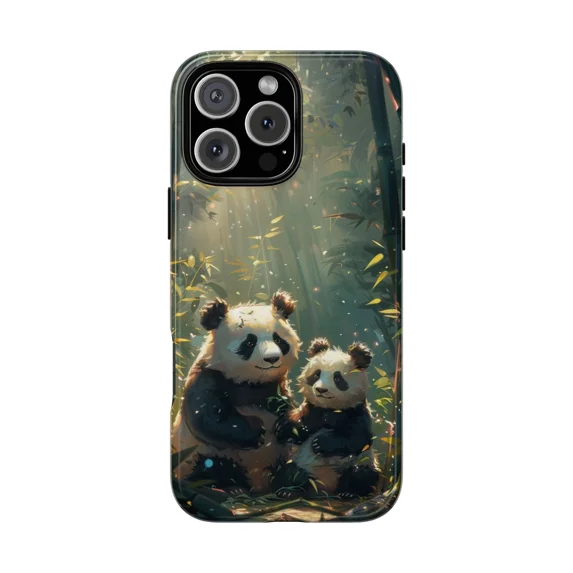 Panda Bear Bamboo Forest Nature Animal Jungle iPhone 11 12 13 14 15 16 ...