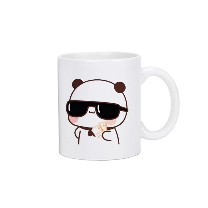 Panda Bear Bubu Dudu Coffee Milk Cup Mocha Cat Panda Bear Couple ...
