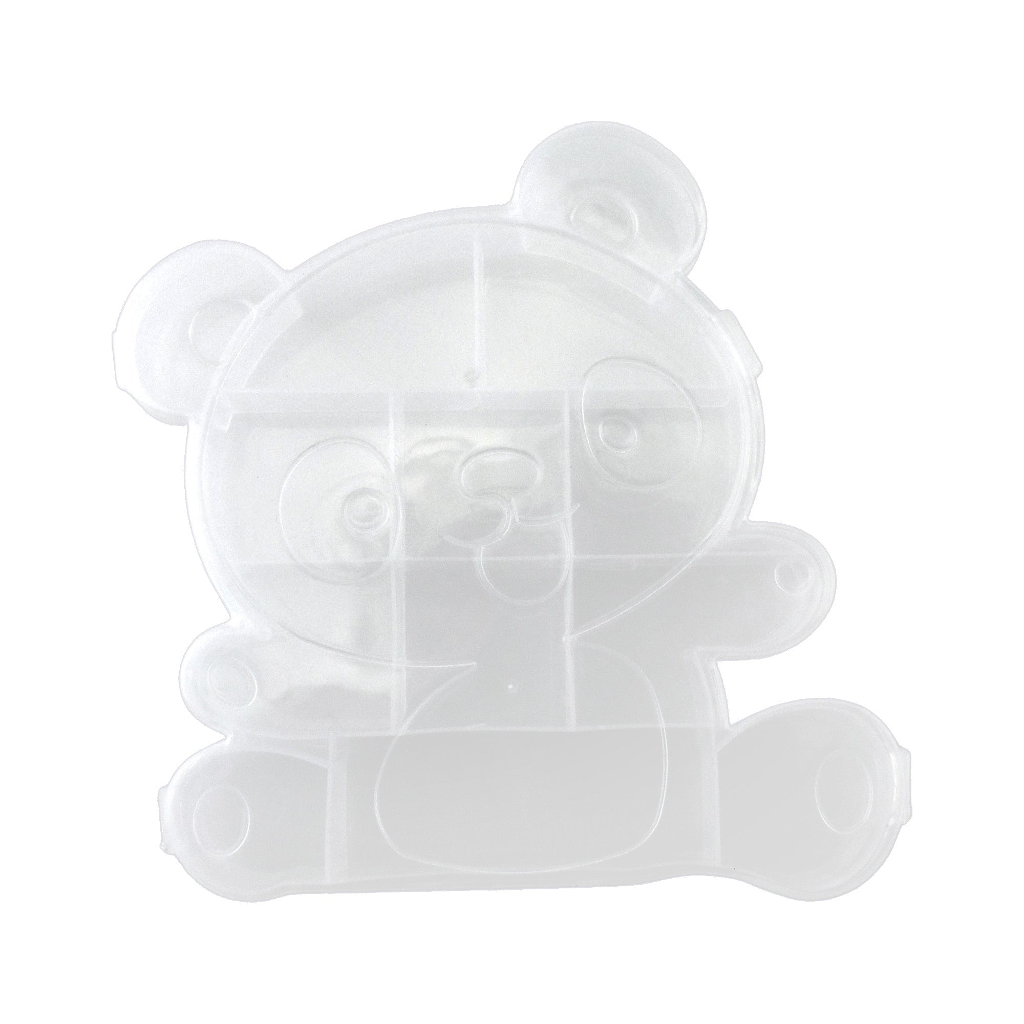 Panda Bear Shaped Clear Plastic Organizer Box, 6-3/4-Inch - Walmart.com