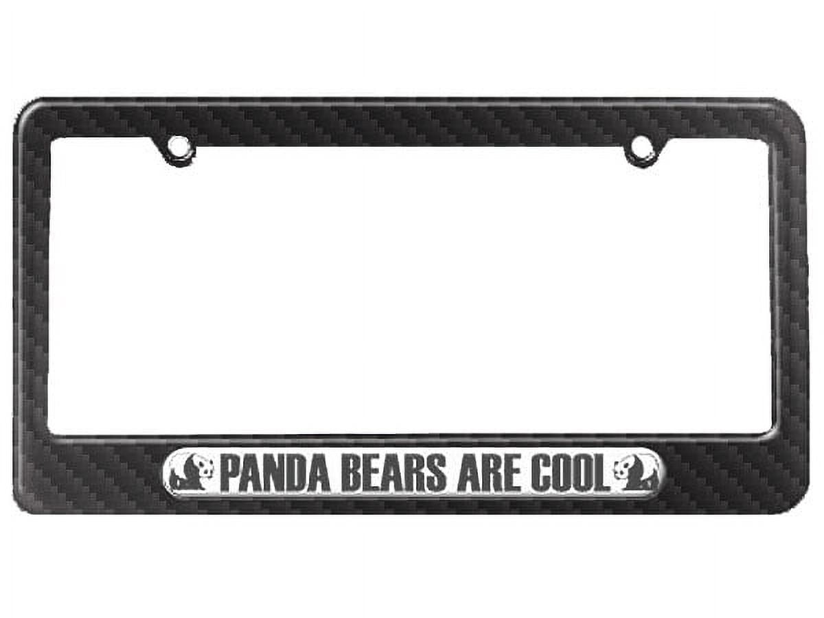 Panda Bears Are Cool - Animal Love License Plate Frame - Walmart.com