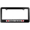 Panda Bears Are Cool, Animal Love License Plate Tag Frame, Multiple ...
