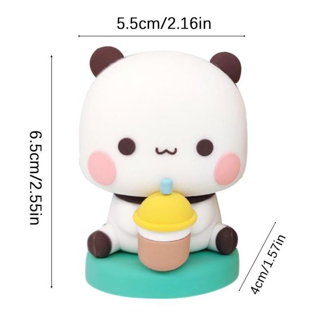 Panda Bubu Dudu Figure Cartoon Bubu Figurine Model Doll Bear Toy ...
