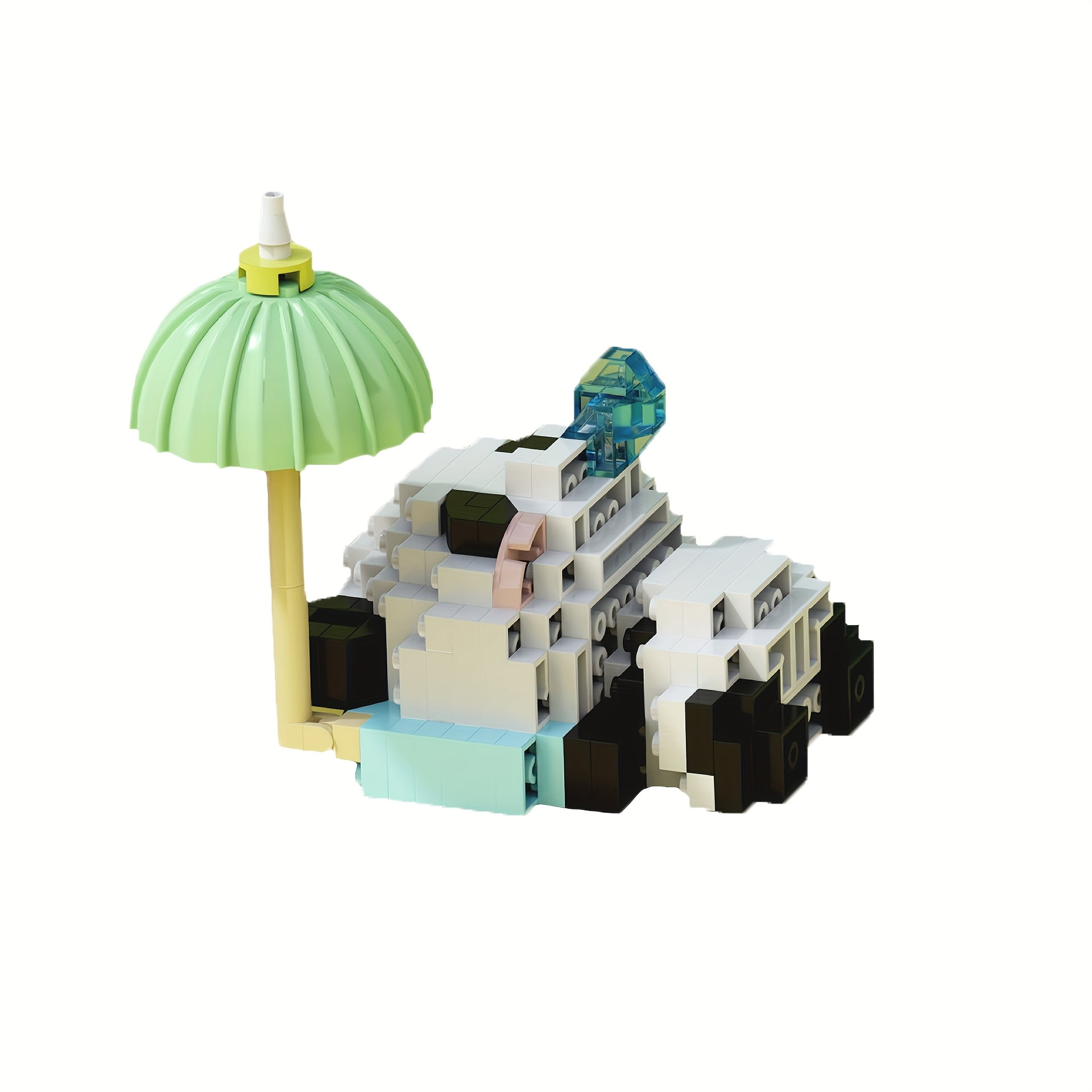 Panda Building Blocks Toy- 12 Unique Cartoon Designs, Fun Building ...