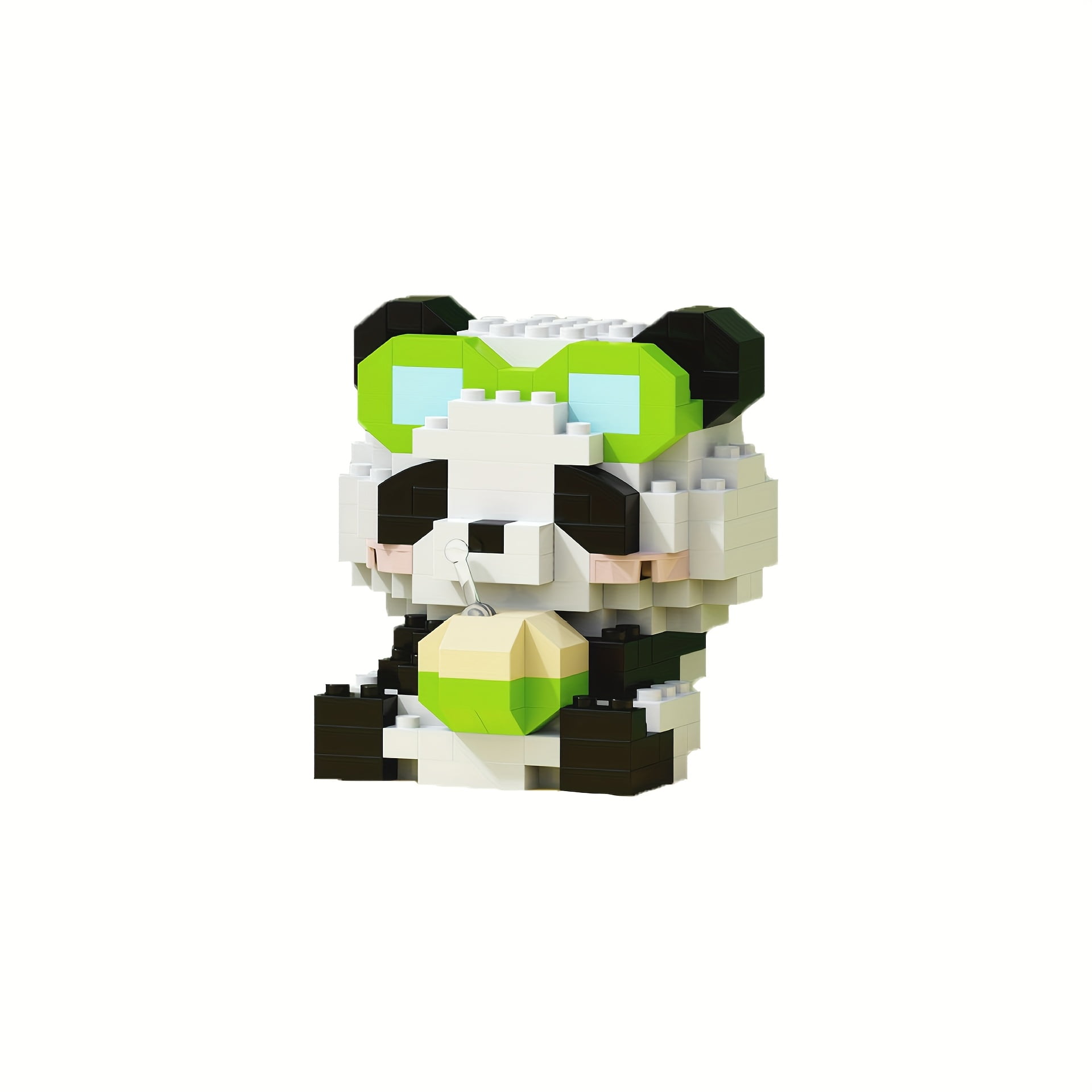 Panda Building Blocks Toy- 12 Unique Cartoon Designs, Fun Building ...