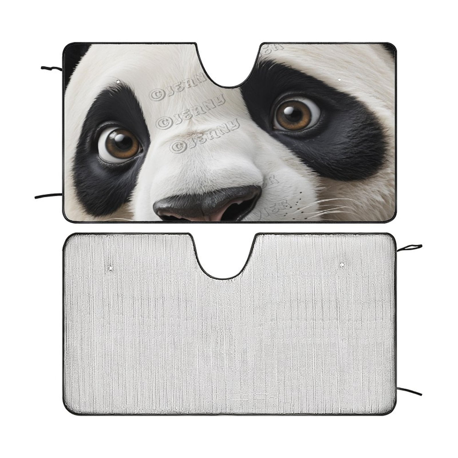 Panda Car Windshield Sun Shade for Front Window, Sun Protector for UV ...