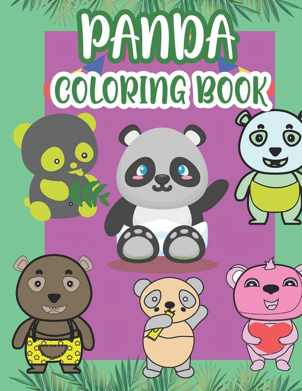 Panda Coloring Book: Cute Panda Coloring book For Toddlers Boys And ...