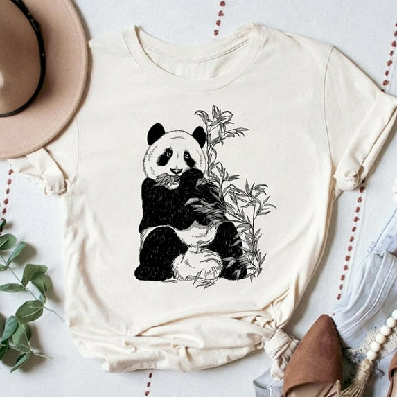 Panda Cottagecore Shirt, Cute Panda Shirt, Panda Shirt, Funny Cute ...