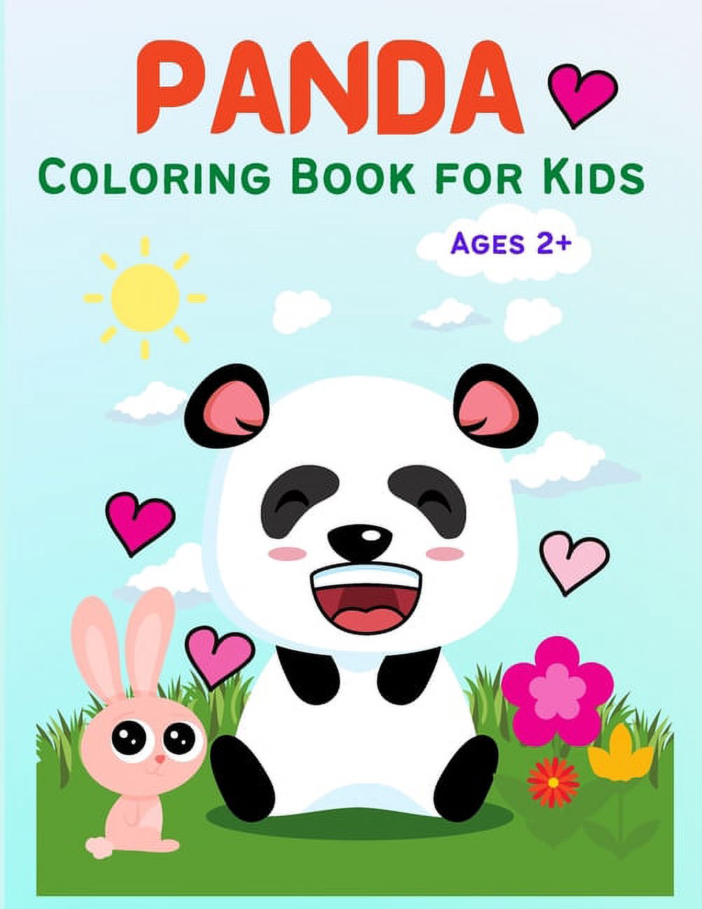 Panda: Cute Panda Coloring Book for Kids, Toddlers, Girls and Boys ...