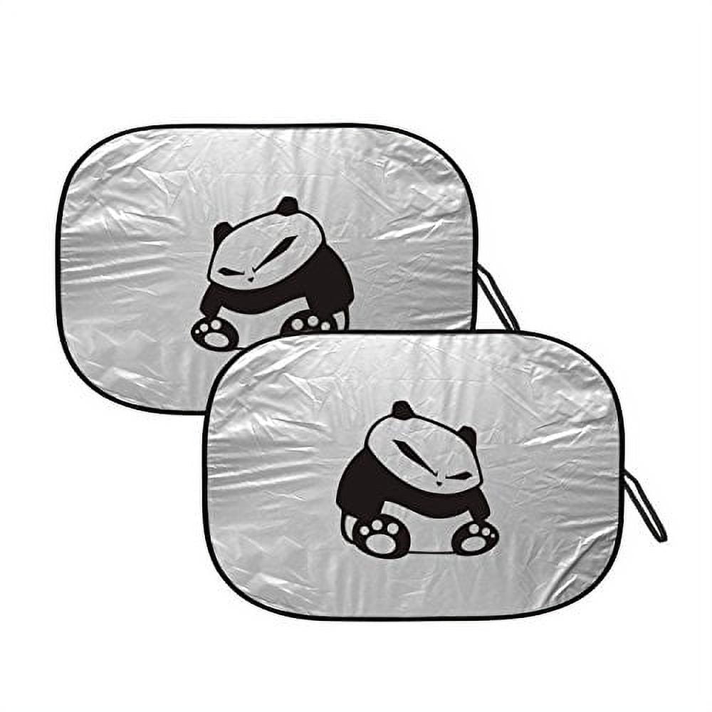 Panda Dual Panels Universal Fit Folding Windshield Sun Shade - Walmart.com
