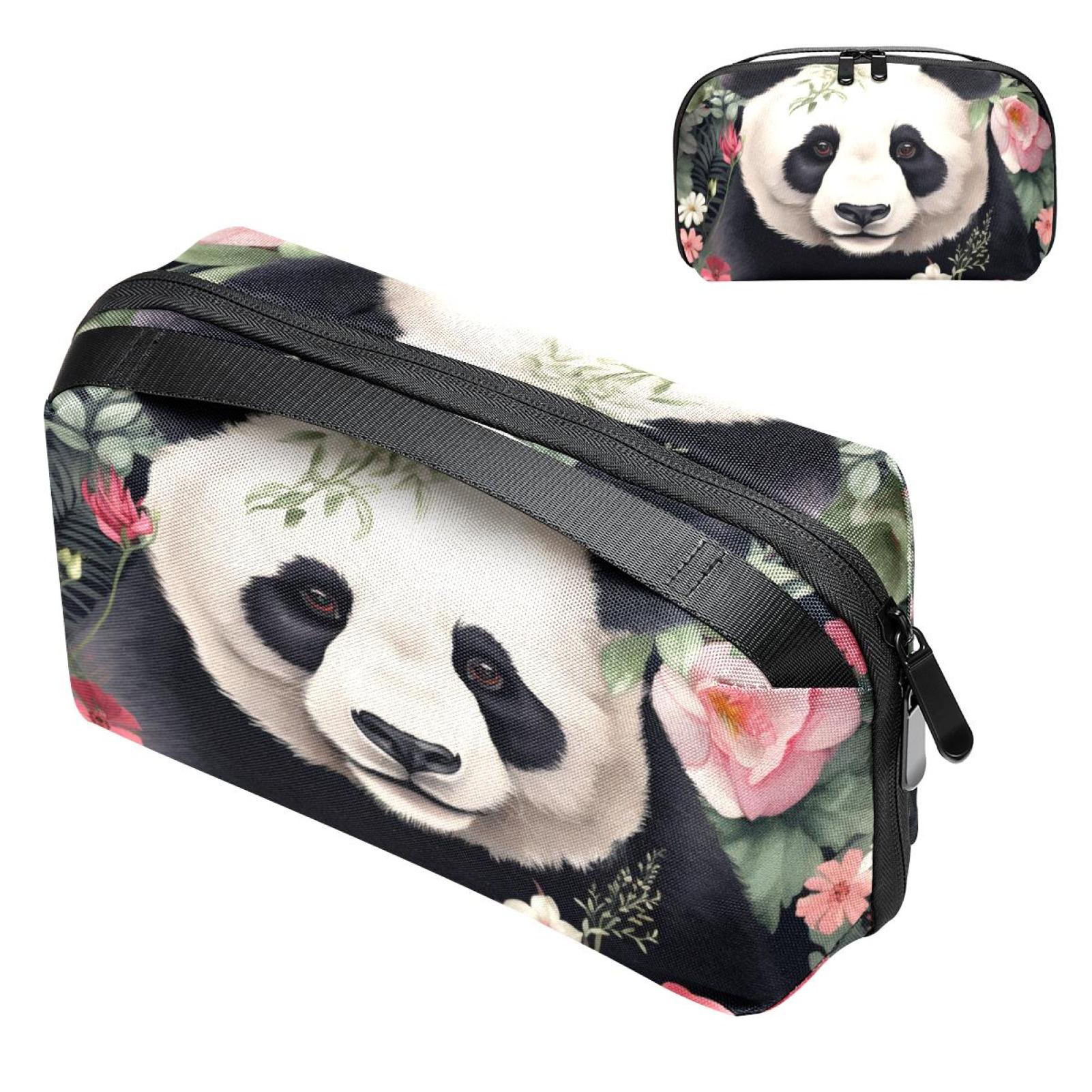 Panda Electronic Organizer Travel Case, Waterproof Oxford Cloth Storage Pouch Bag, Box with Cord ...