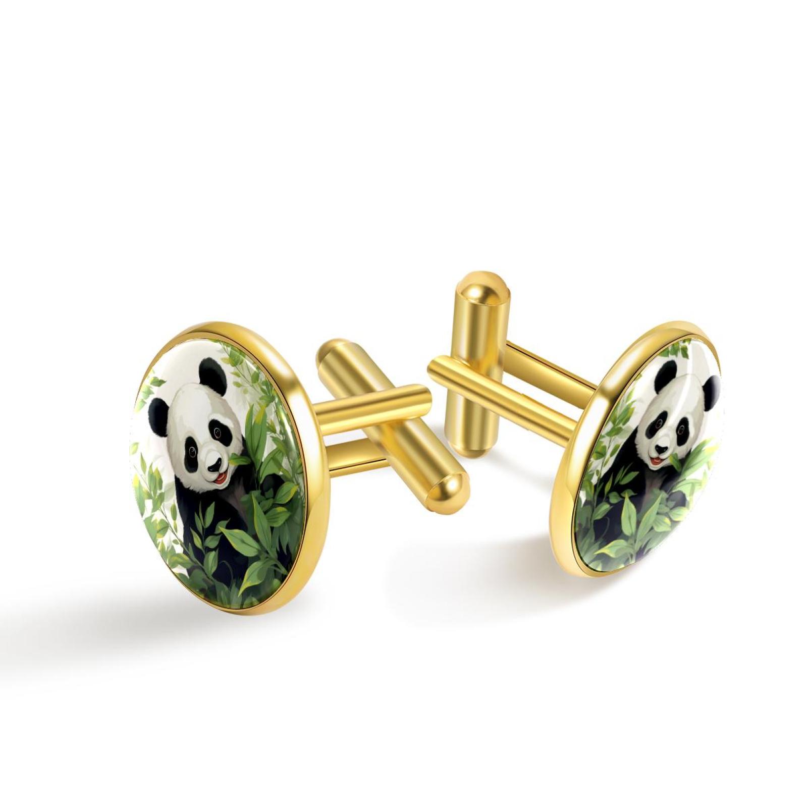 Panda Elegant Men's Cufflinks for Formal Attire | Made of Stainless ...