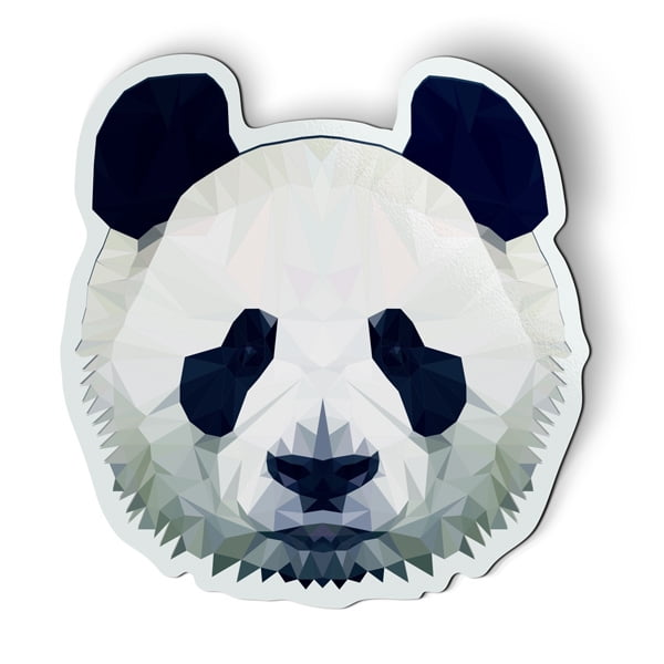 Panda Face - 5.5" Magnet for Car Locker Refrigerator - Walmart.com