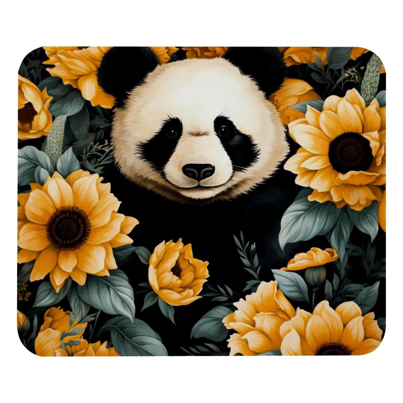 Panda Gaming Mouse Pad Desk Mat Desk Pad, Non-Slip Rubber Bottom ...