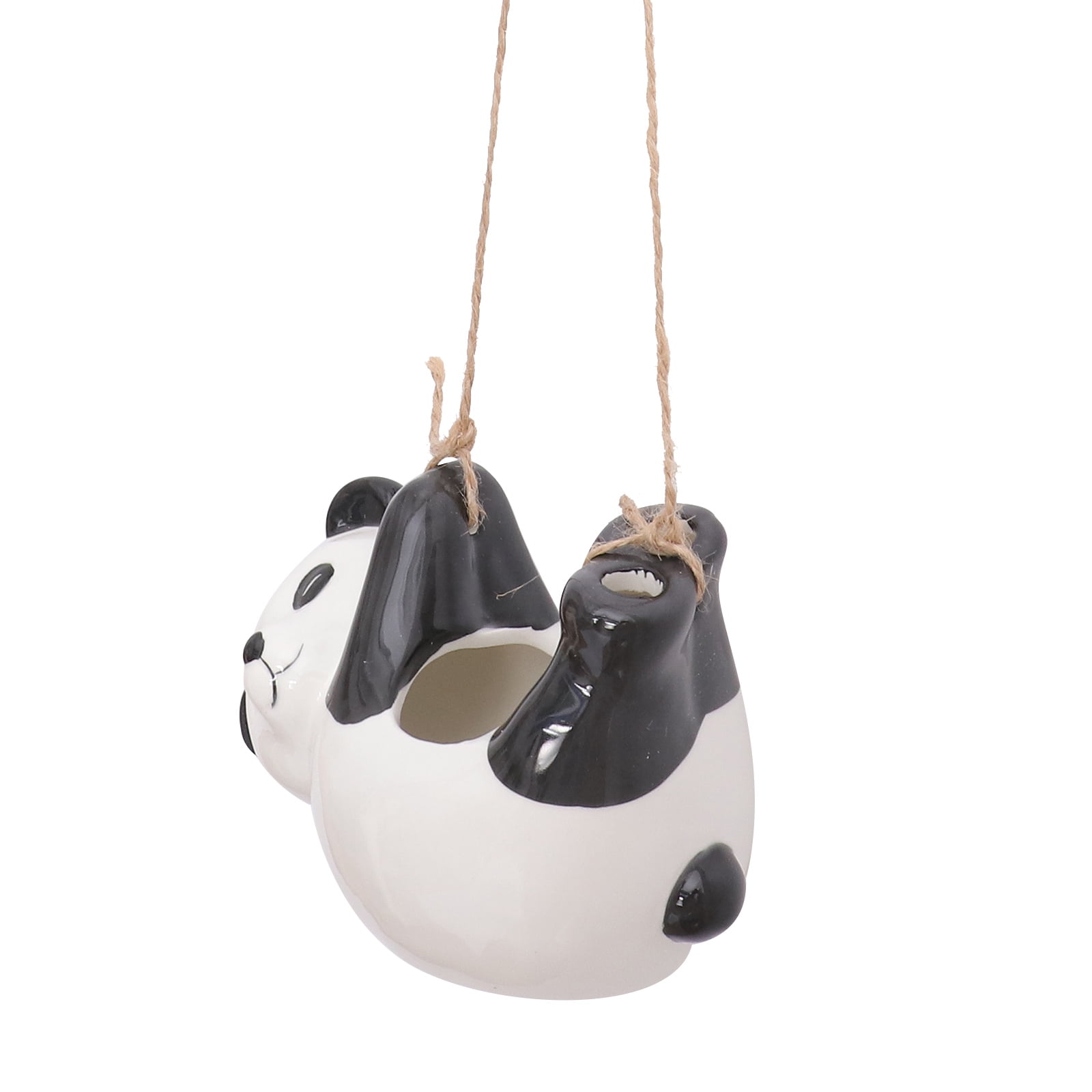 Panda Hanging Flower Pot Artificial Plant Planter Bonsai Tree Kit ...