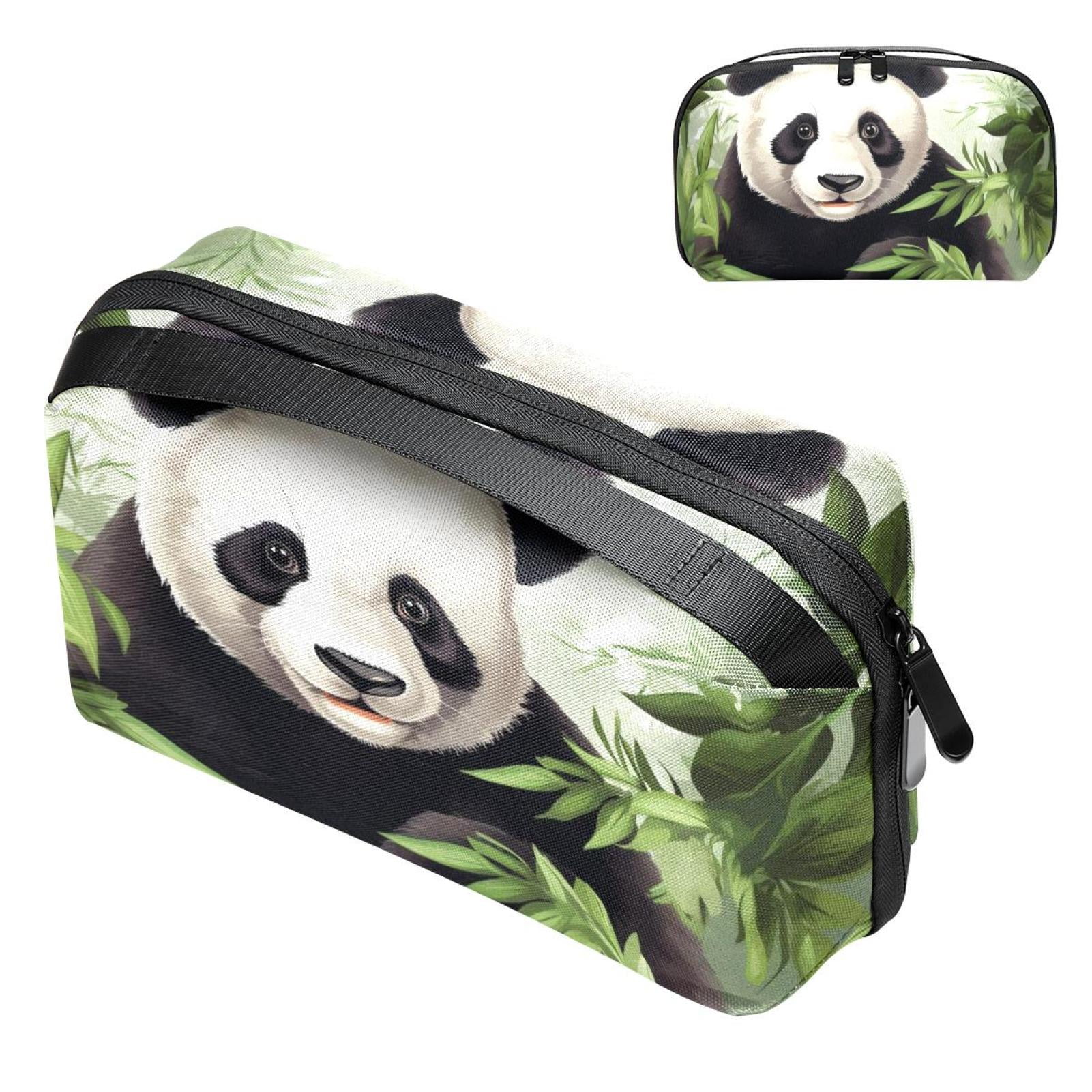 Panda Hard Drive Case Travel Bag Cord Charger Organizer for Purse ...